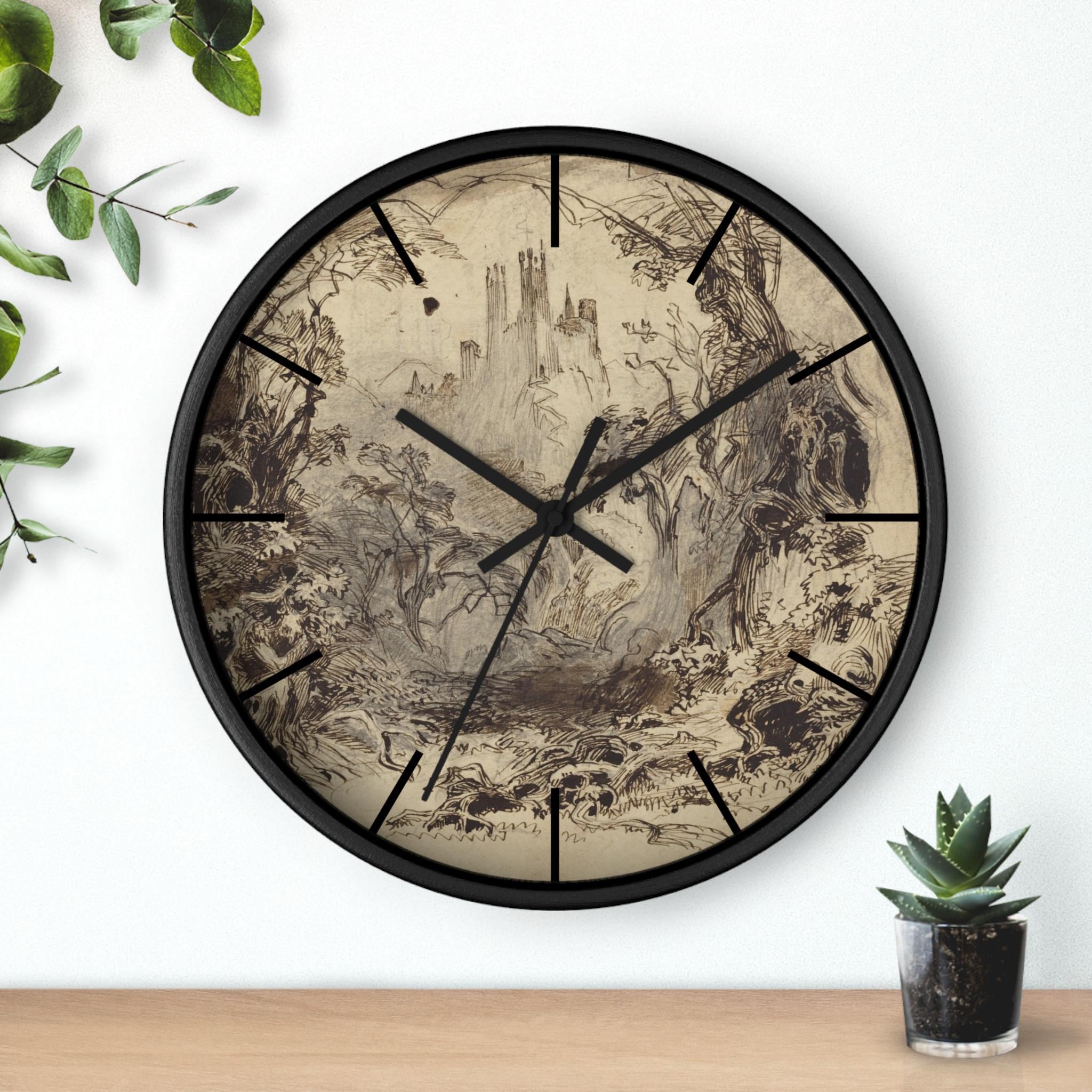 Beauty and the Beast Castle Wall Clock - Etsy