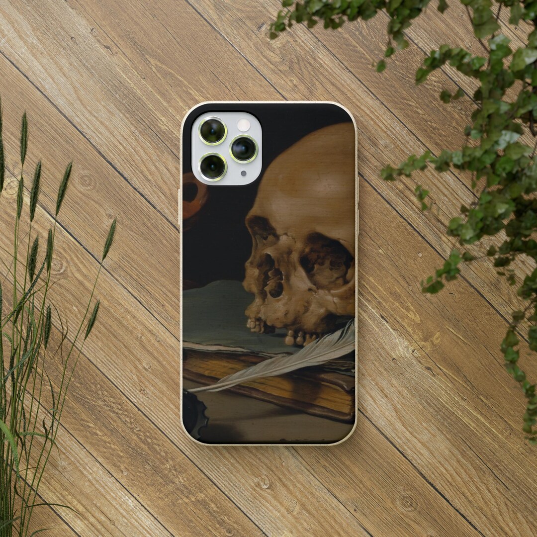 Still Life With Skull and Quill Phone Case, Pieter Claesz - Etsy