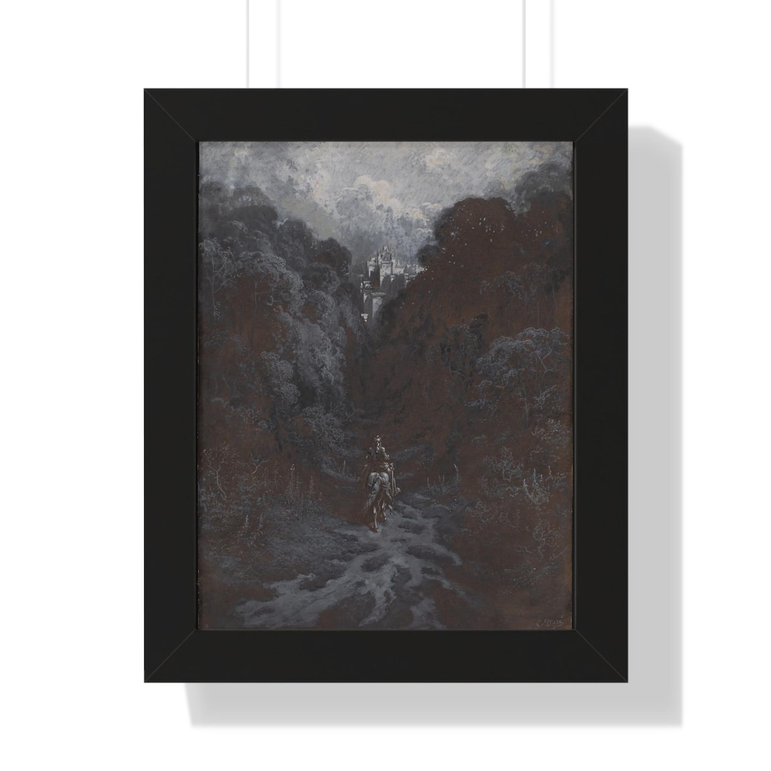 Sir Lancelot Approaching the Castle of Astolat Poster, 11"x14" - Etsy