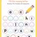 Alphabet: Fill in the Missing Letter - Etsy