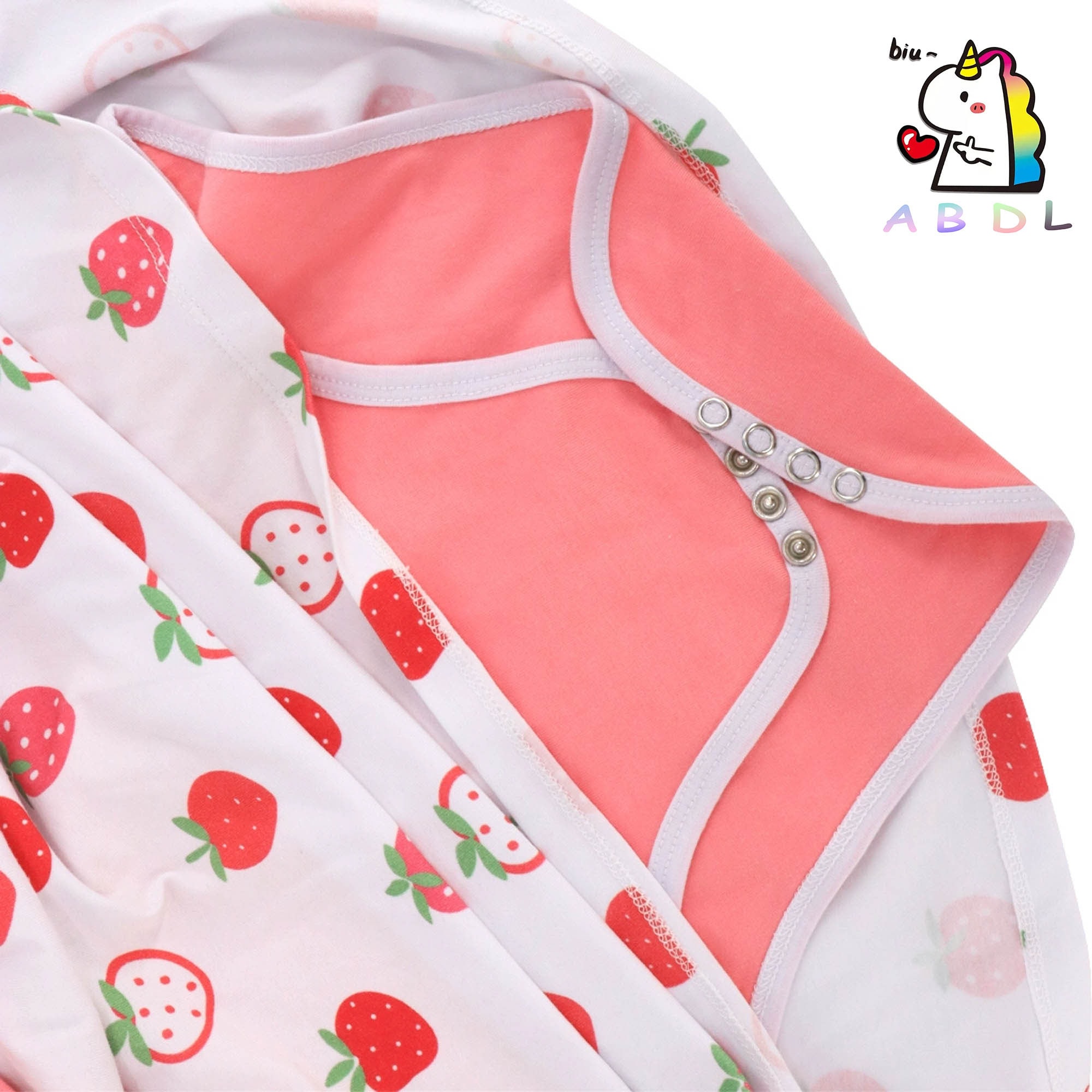 ABDL Adult Onesie Strawberries Adorable ABDL Christmas - Etsy