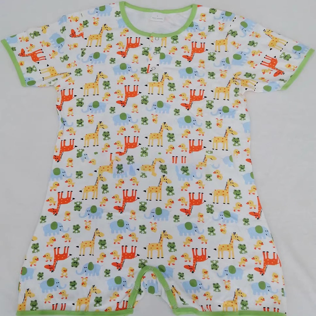 ABDL Adult Onesie Cartoon Giraffe Rompers Adorable ABDL - Etsy