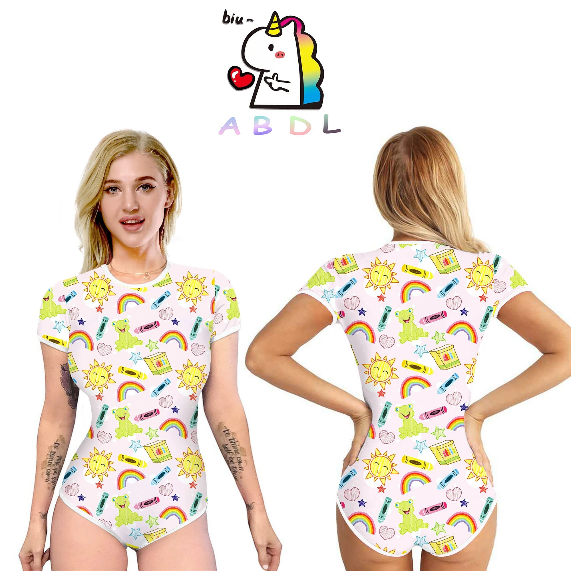 ABDL Adult Onesie, Cute Pink Solar Clouds Adorable ABDL Onesie, Comfort and Whimsy With Our ...