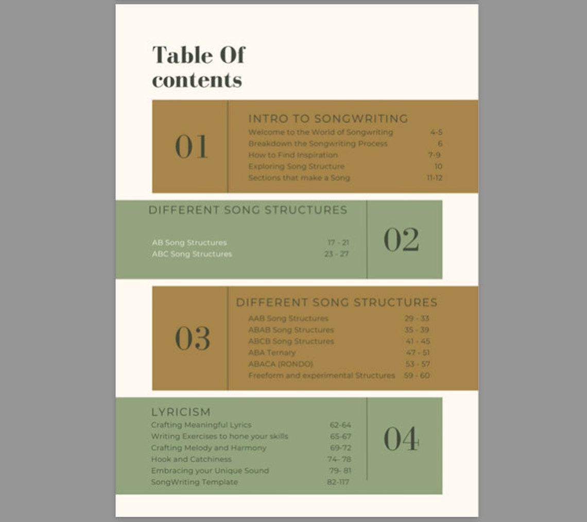 Songwriting Template + Guide - Lyric Writing Tips - Music Composition ...