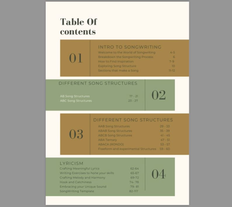 Songwriting Template + Guide - Lyric Writing Tips - Music Composition ...