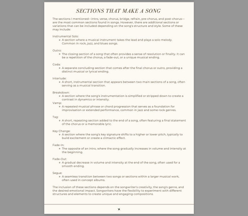 Songwriting Template + Guide - Lyric Writing Tips - Music Composition ...