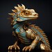 Instant Digital Download AI Image Golden Lizard - Etsy