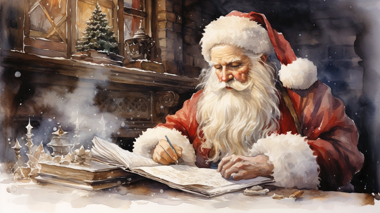 Santa Bundle Digital Art Crafting Online Content Instant - Etsy