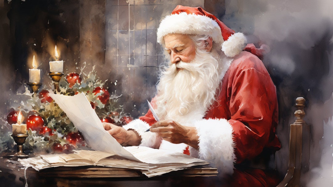 Santa Bundle Digital Art Crafting Online Content Instant Download Wall ...