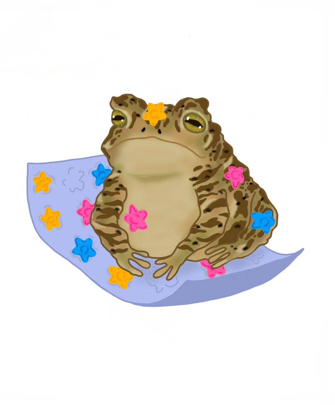 Toad Pimple Patches-original Sticker Design - Etsy