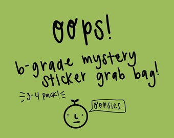 Oops B-grade Mystery Pack - Etsy
