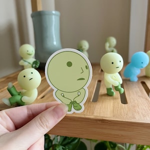 Smiski Wearing Pants Sticker | Waterproof and Dishwasher Safe Vinyl ...
