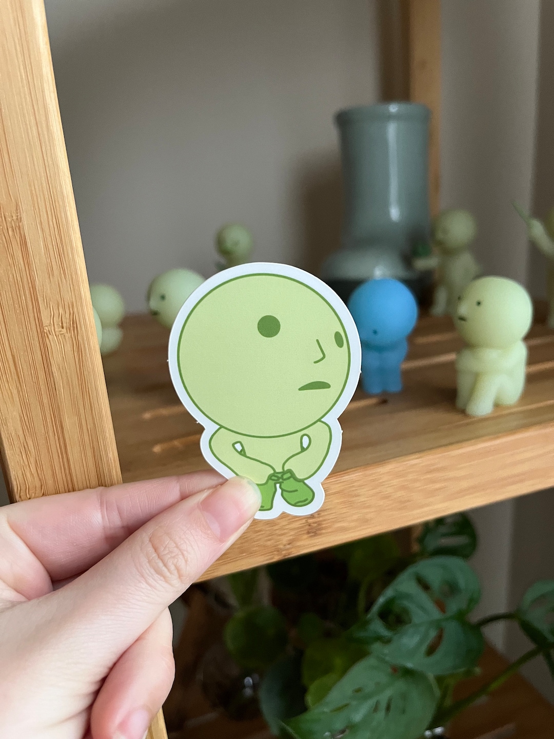 Smiski Wearing Pants Sticker | Waterproof and Dishwasher Safe Vinyl ...
