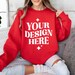 Gildan 18000 Red Sweatshirt Mockup G180 Red Crewneck Mockup - Etsy Canada