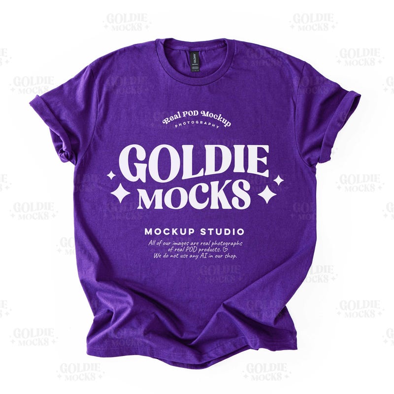 Purple Lay Flat Mockup - Etsy