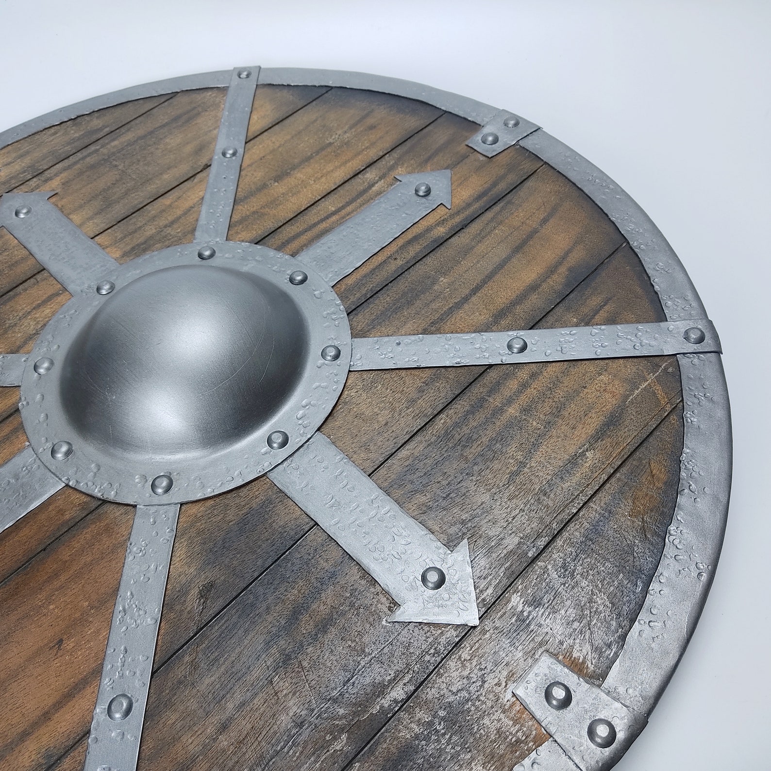 Compass Shield, Wooden Shield, Medieval Viking Shield, Valhalla Raven Shield, Viking Replica ...