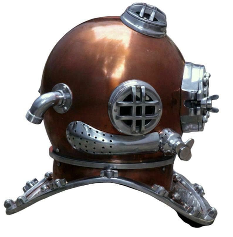 Diving Dive Helmet US Navy Mark V Diving Helmet Deep Sea Scuba Diving ...