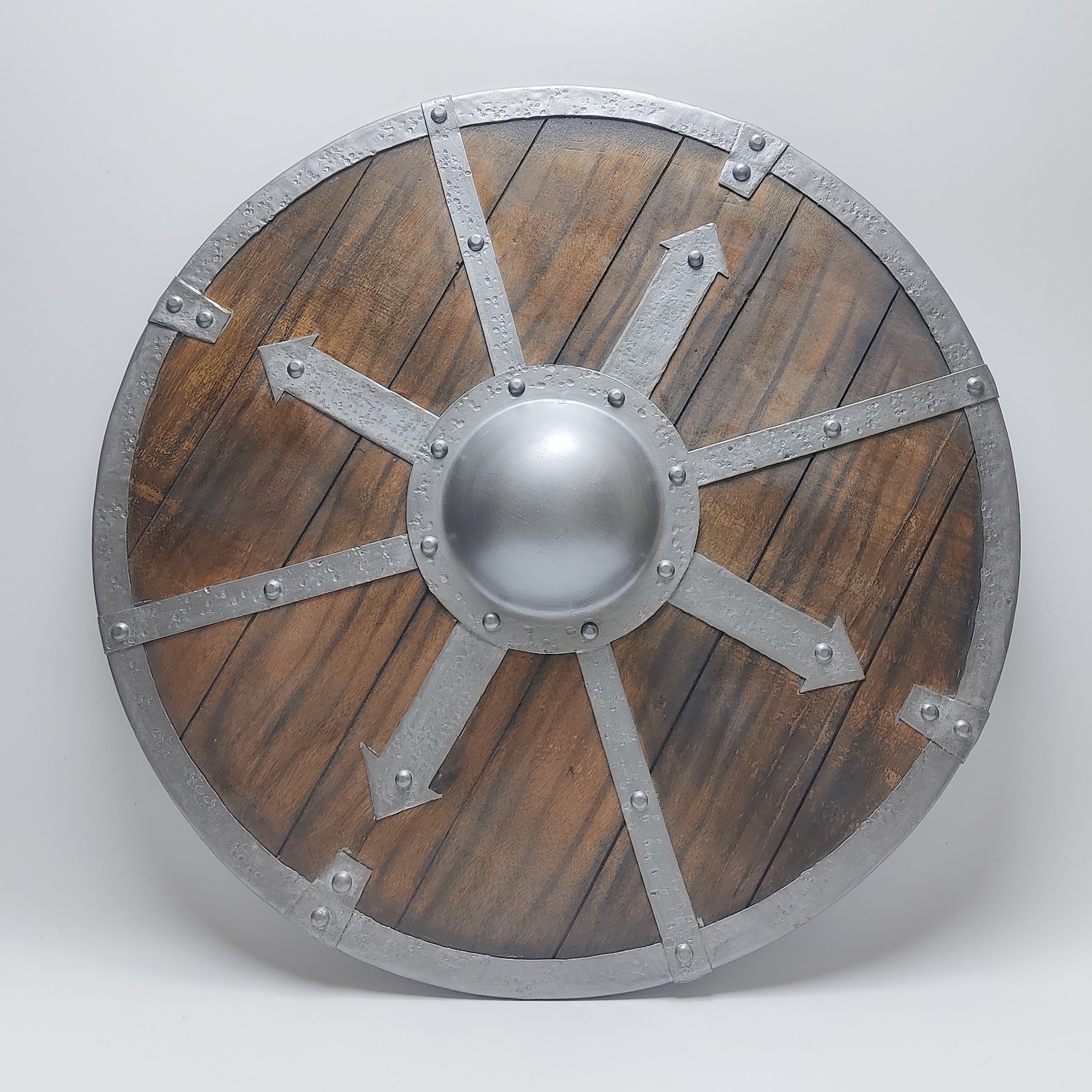 Compass Shield, Wooden Shield, Medieval Viking Shield, Valhalla Raven ...