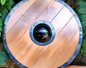 Compass Shield, Wooden Shield, Medieval Viking Shield, Valhalla Raven ...