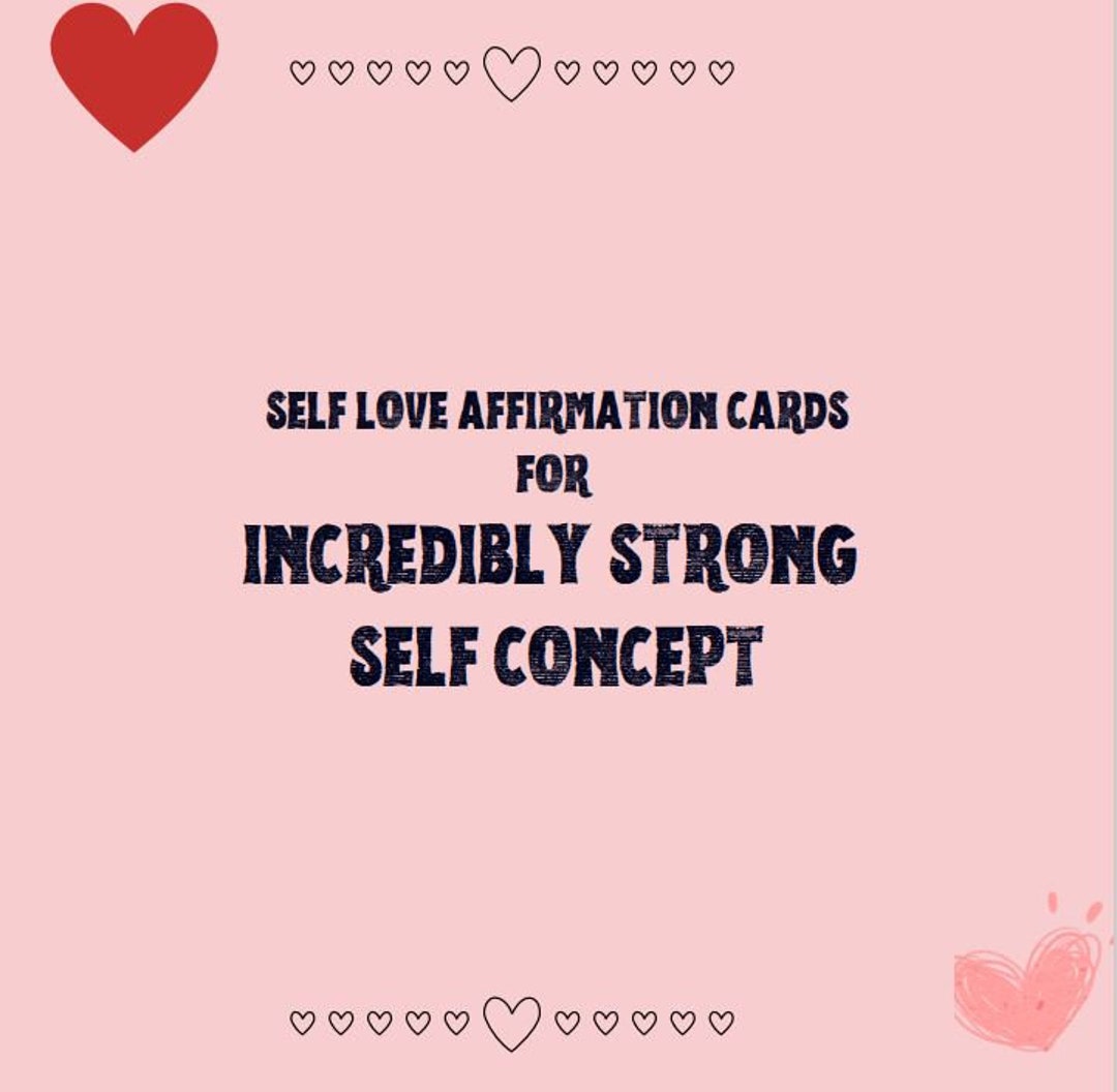 Deck of Affirmation Cards for Self-love AND STRONG - Etsy