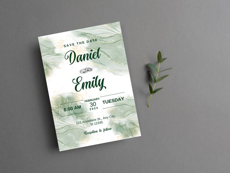 Editable Wedding Invitation Template Printable Wedding - Etsy