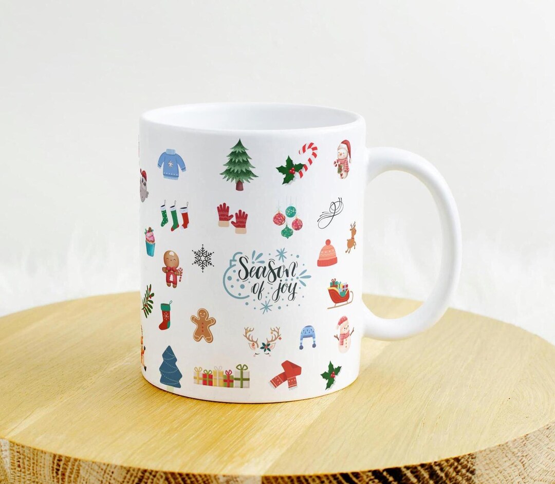 Cozy Winters Mug , Hot Cocoa Cup, Winter Coffee Mug, Holiday Drinkware ...