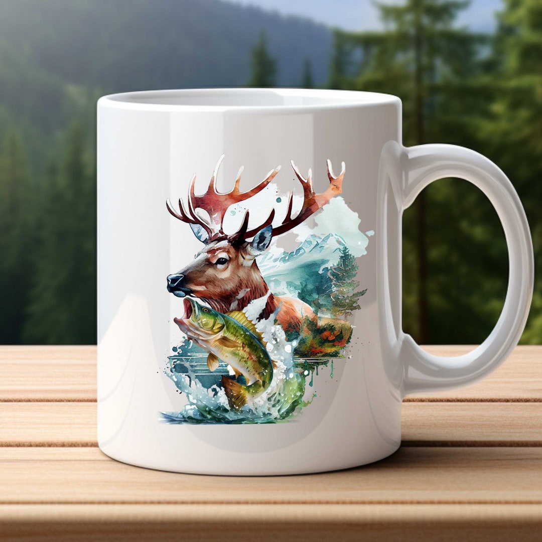 Buck and Bass Mug - Etsy