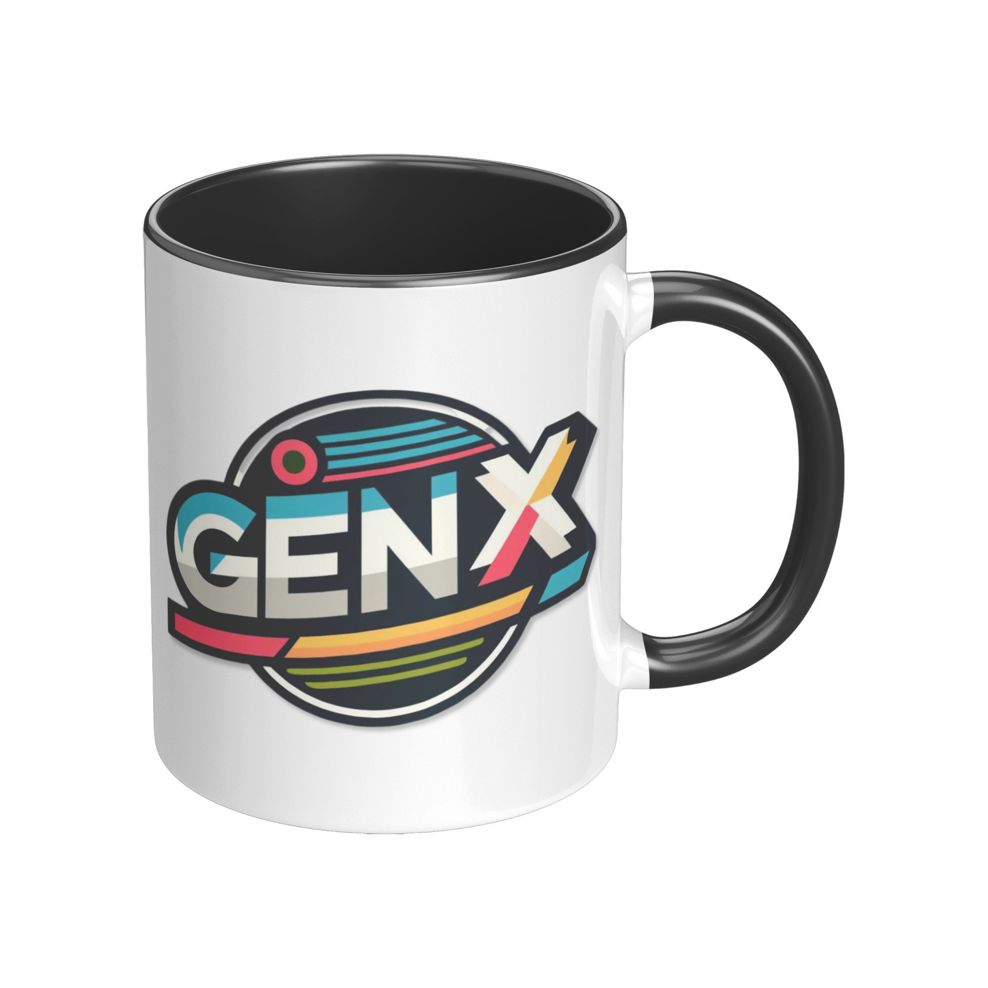 Gen X 80s and 90s Style Mug - Gen X Humor, Funny Generation X Mug, Gen ...