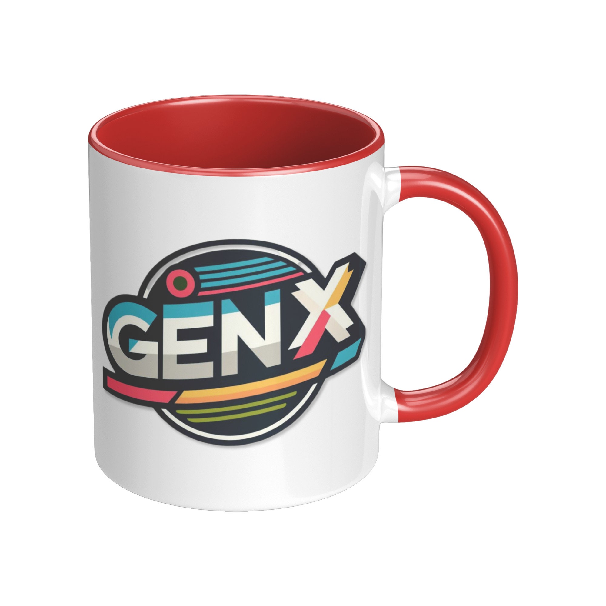 Gen X 80s and 90s Style Mug - Gen X Humor, Funny Generation X Mug, Gen ...