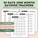 30 Day Savings Challenge Printables Bundle, Money Saving Challenge ...