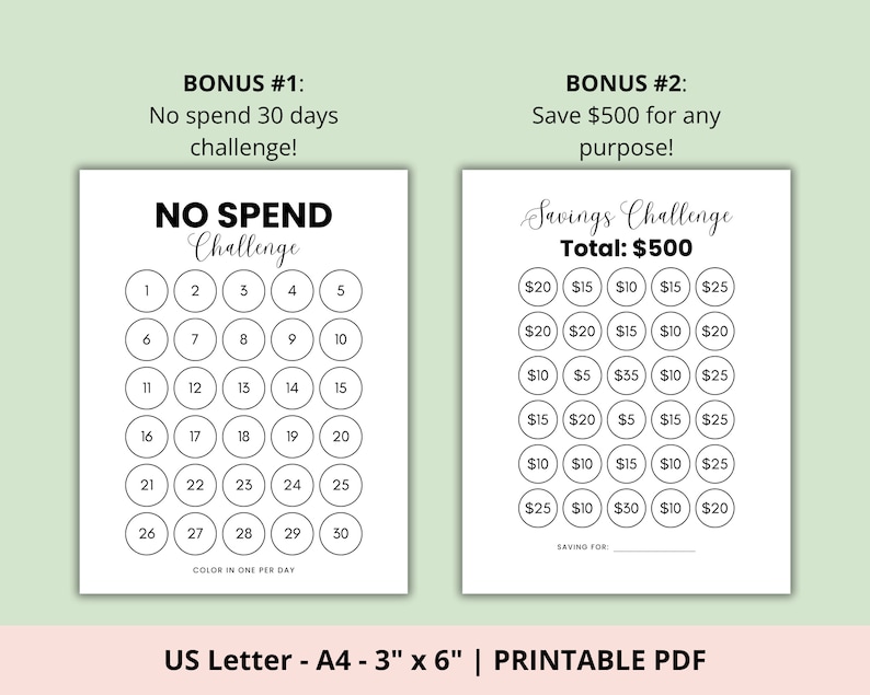 15K Savings Challenge Printable | 15,000 Savings Challenge in a Year ...