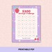 200 Savings Challenge Printable Money Saving Challenge 30 Days ...
