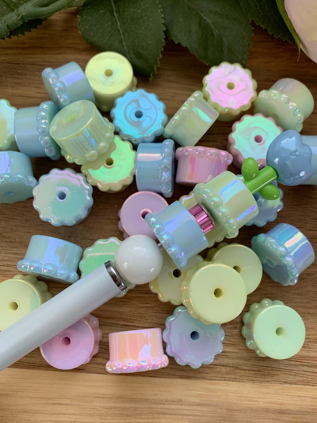 Cake Beads Dessert Beads Decorate Your Own Beads Beads for Pen Pastry ...
