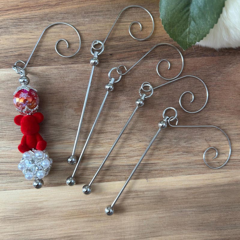 Beaded Ornament Hook - Etsy