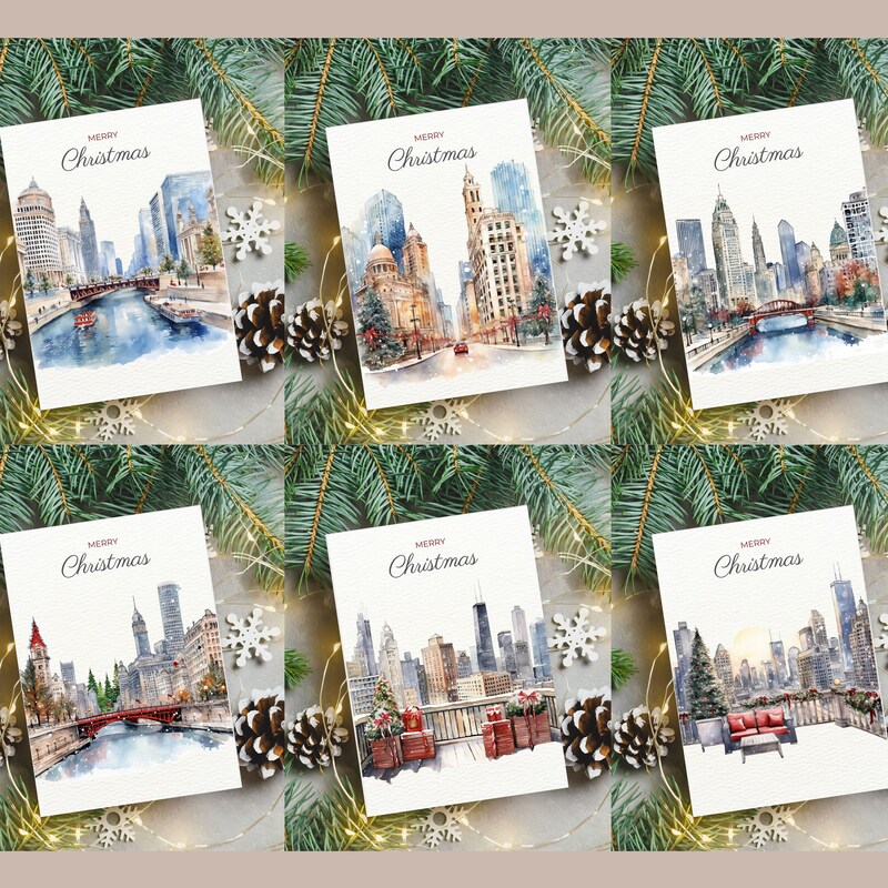 Chicago Card - Etsy