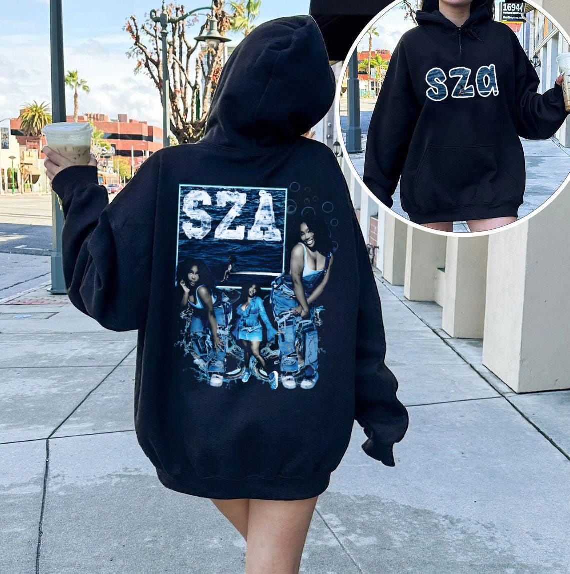 Vintage SZA Tour 2023 Double Sided Shirt, SZA Hoodie, Sza Tee, Sza ...