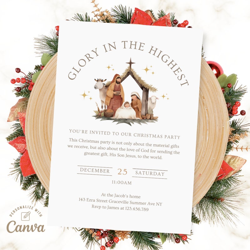Christian Invitation - Etsy