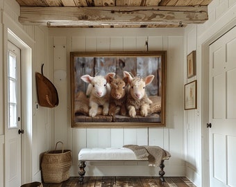 Baby Goat Wall Art, Farmhouse Rustic Decor, Farm Photography, Goat ...