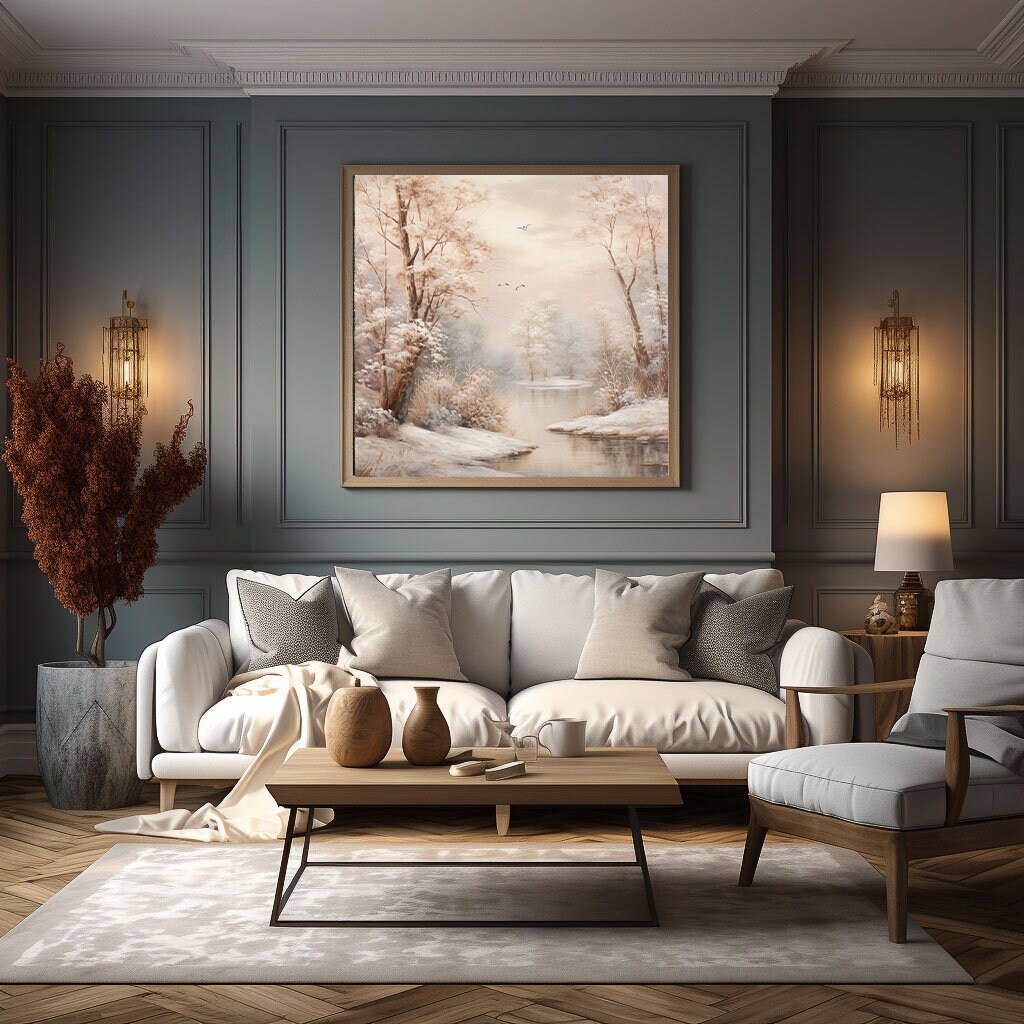 Winter Landscape Wall Décor Winter Print Winter Printable Winter Wall ...