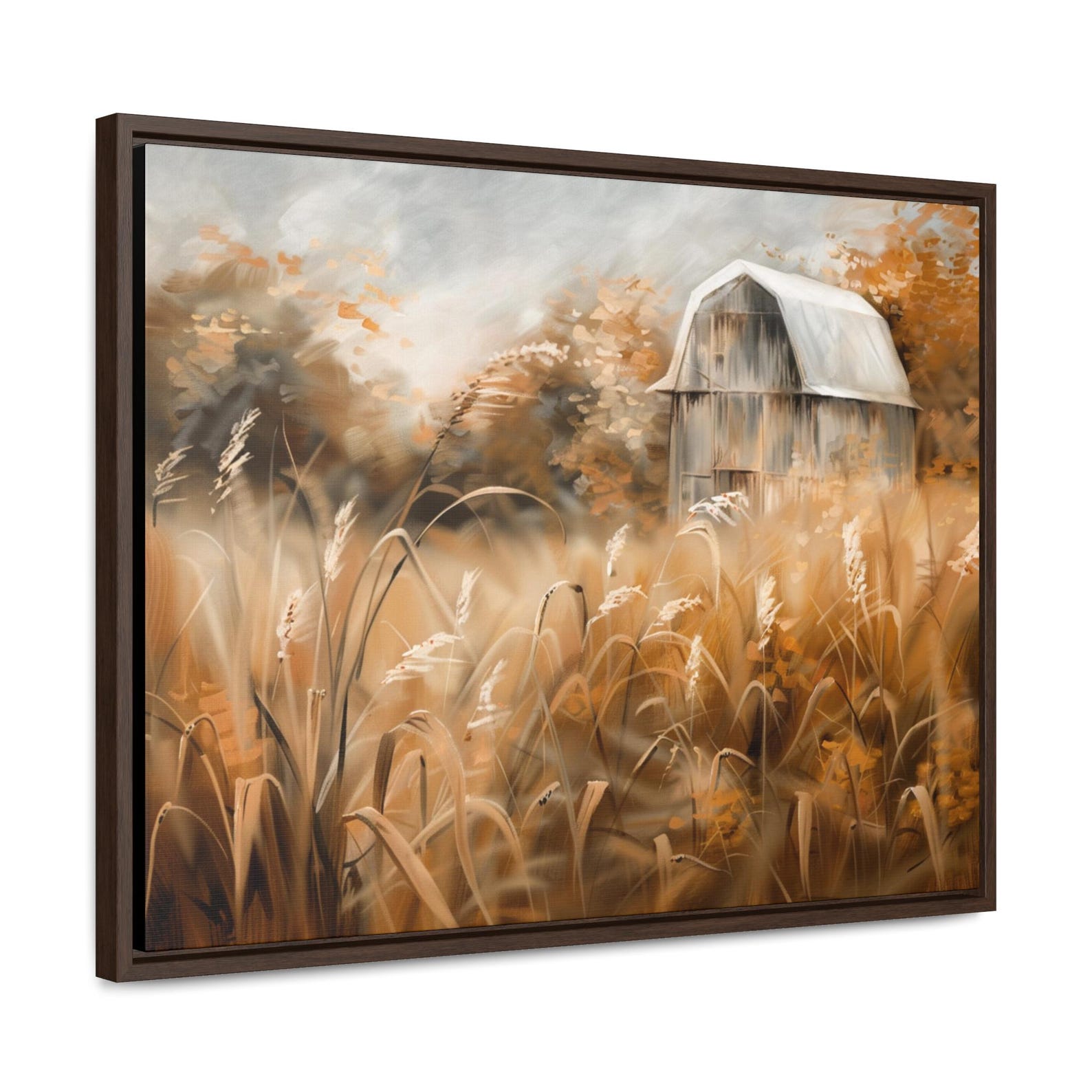 Modern Farmhouse Art Home Cabin Décor Farming Picture Weathered Barn ...