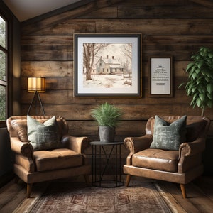 Rustic Barn Print Wall Décor Farm Print Vintage Farming Printable ...