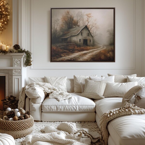 Rustic Barn Print Wall Décor Farm Print Vintage Farming Printable ...