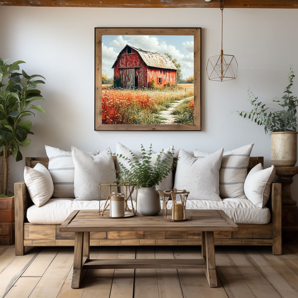 Rustic Barn Print Wall Décor Farm Print Vintage Farming Printable ...