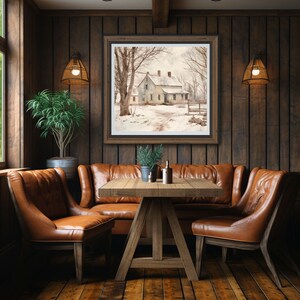 Rustic Barn Print Wall Décor Farm Print Vintage Farming Printable ...