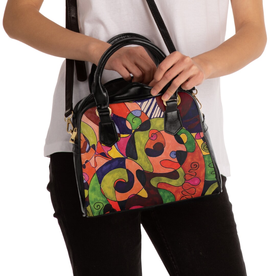 Courage Designs Kaleidoscoped Shoulder Handbag - Etsy