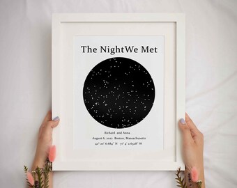 Our Love Story Custom Map Wall Art Decor Print Couple Wedding Bridal ...