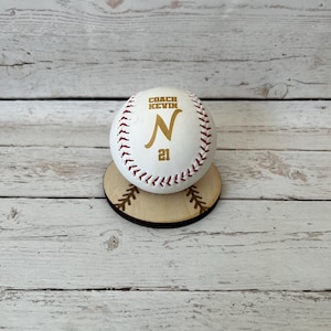 Baseball Stand | Engraved Baseball Holder | Baseball Accessory ...