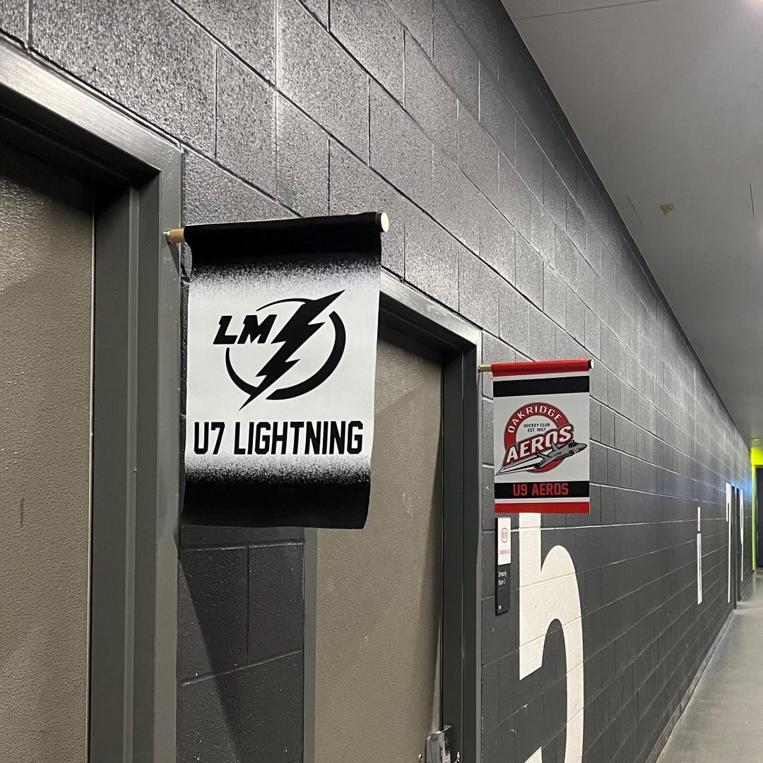 Hockey Dressing Room Magnetic Sign Locker Room Team Sign Hockey Change ...