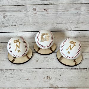 Baseball Stand | Engraved Baseball Holder | Baseball Accessory ...