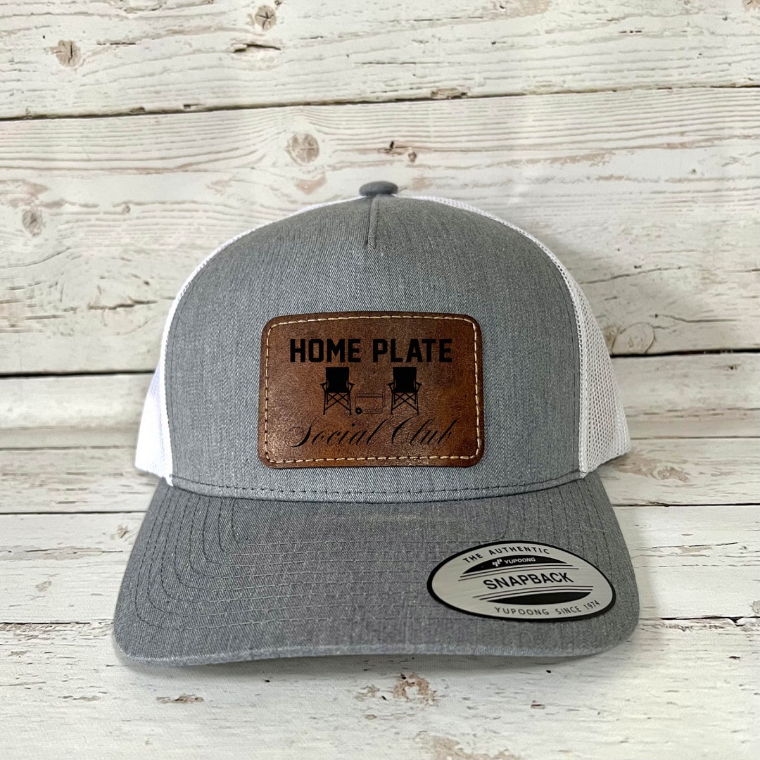 Snapback Home Plate Social Club Baseball Mom Hat | Baseball Mom Hat ...